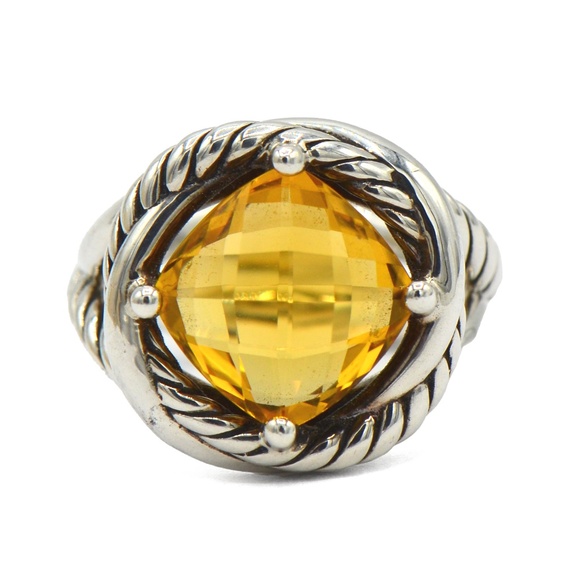 David Yurman | Jewelry | David Yurman Citrine Infinity Ring | Poshmark